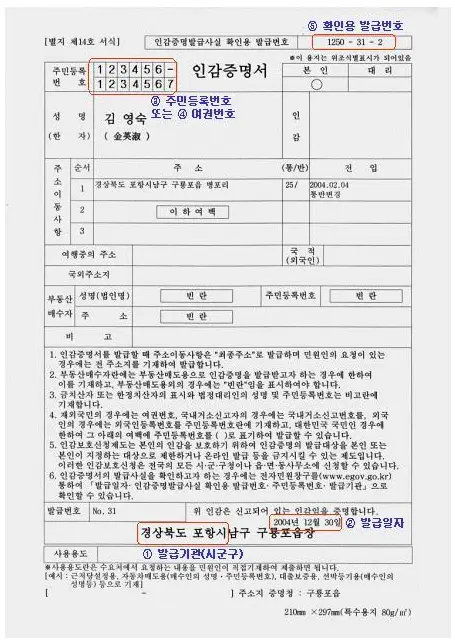 인감증명서 발급 방법 및 인감 등록하는 방법 | 인터넷발급 가능? - TIPMAD